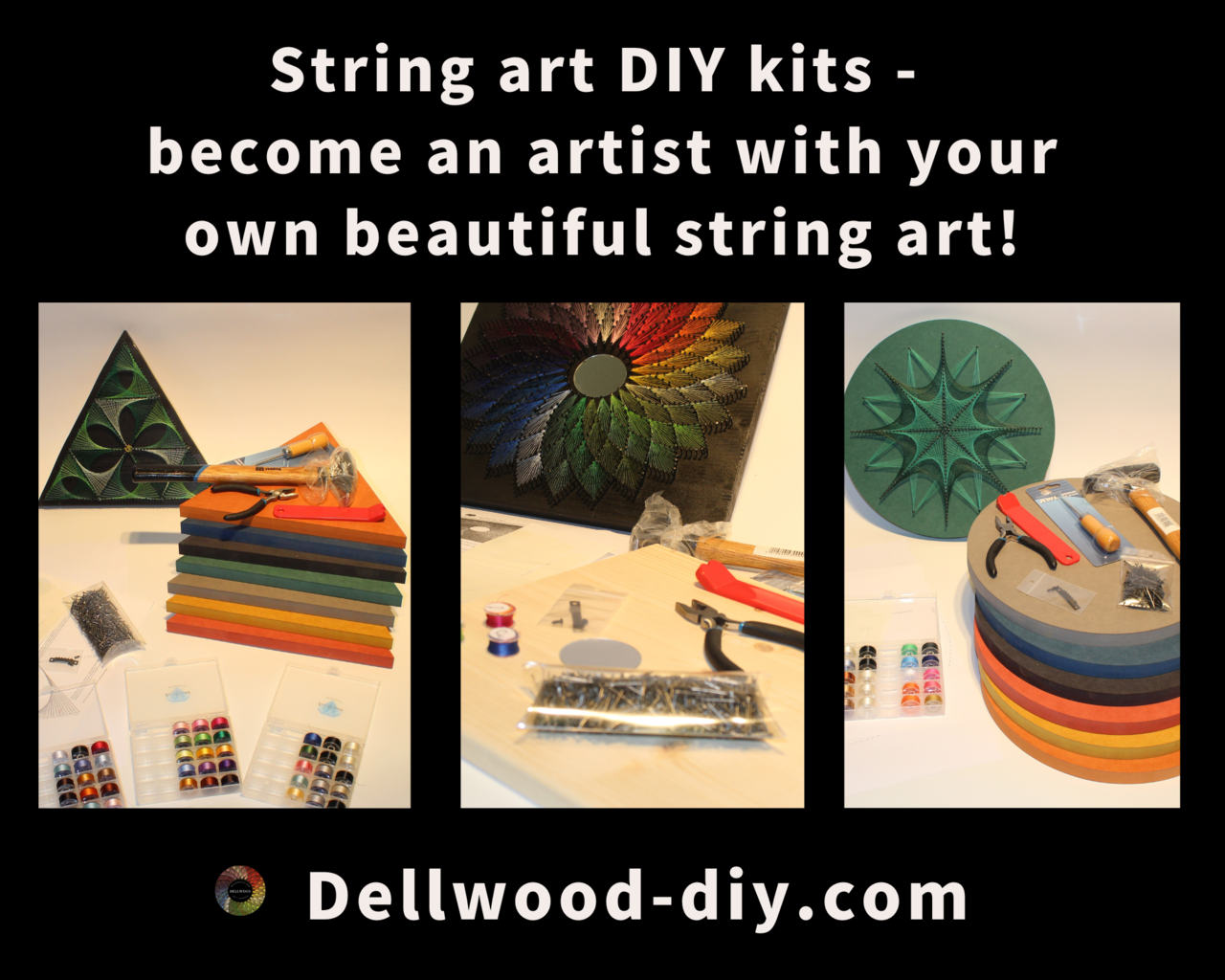 #1 String art DIY kits! The perfect gift for yourself or a loved one ! | Party Supplies, String ...